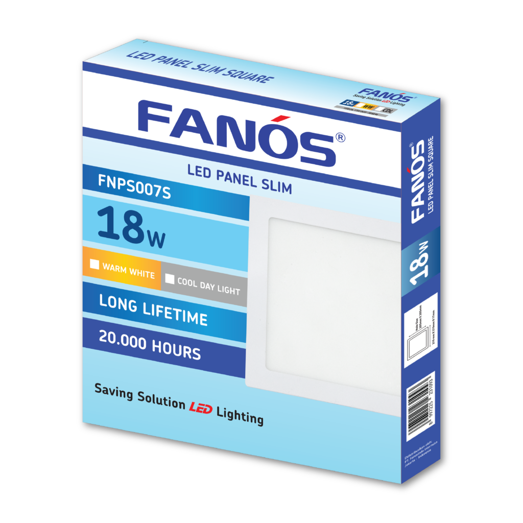 Panel Slim Square 18 Watt Cool Daylight